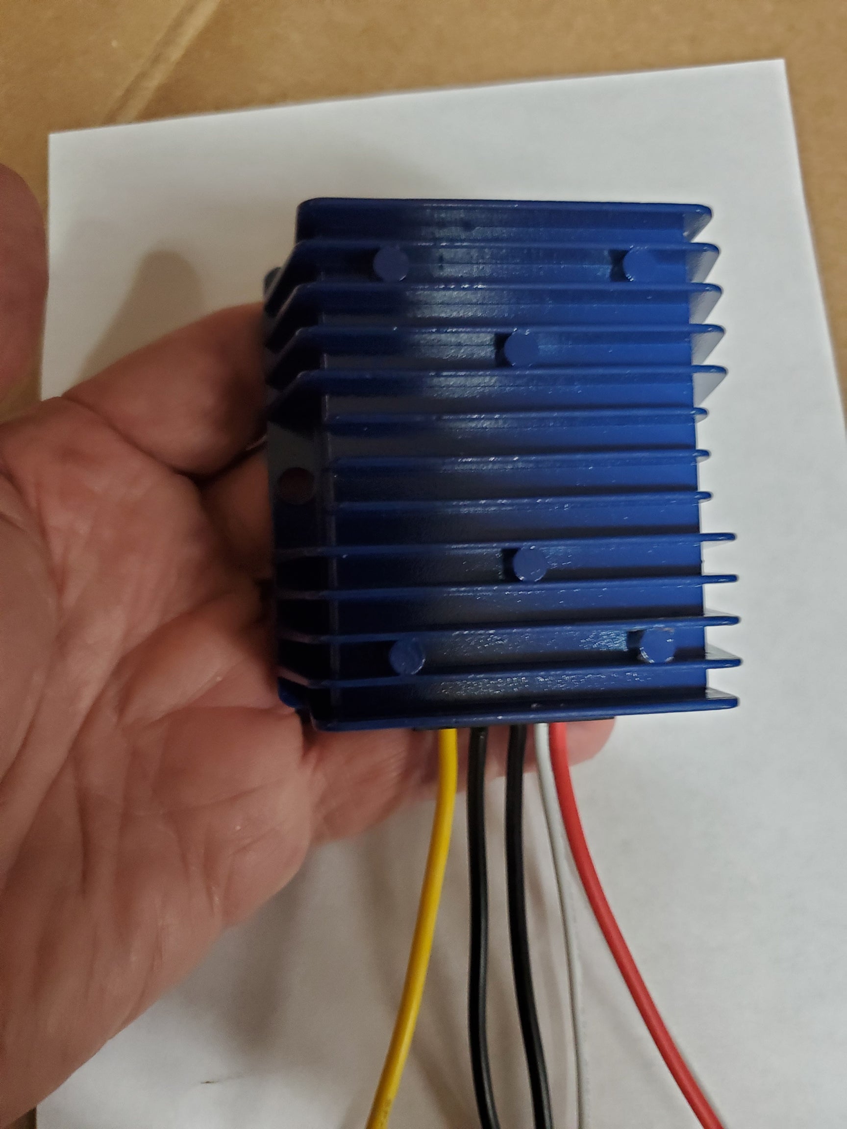 36/48 volt to 12 volt Voltage converter/reducer with key switch/ trigg ...