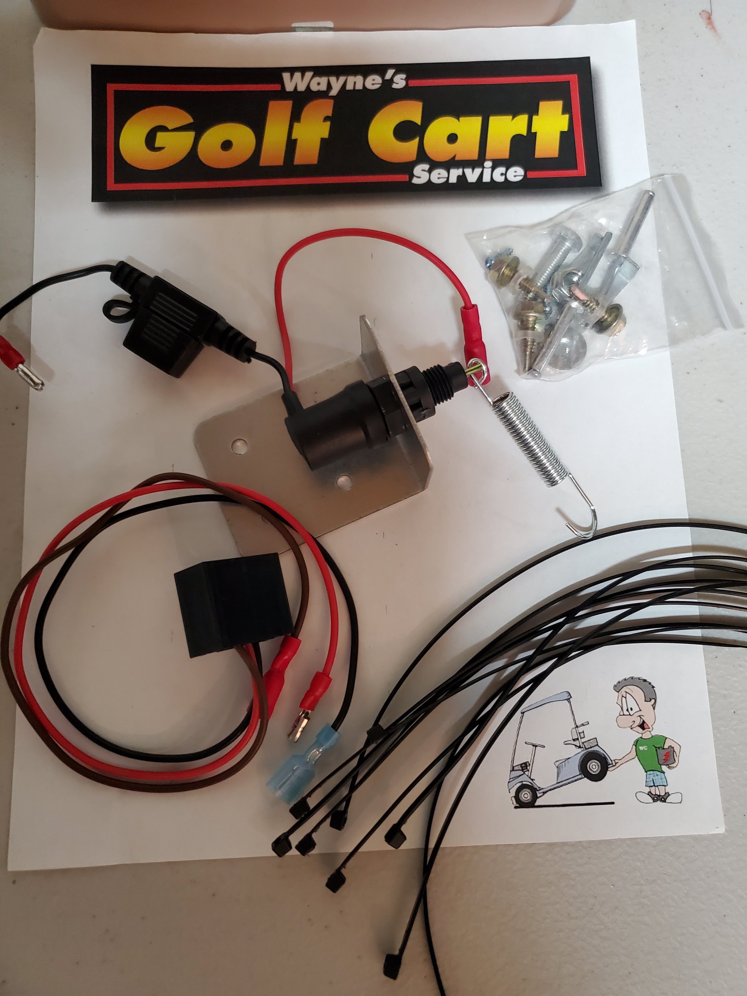 CLUB CAR PRECEDENT or TEMPO BRAKE LIGHT KIT Plug and Play – Wayne's ...