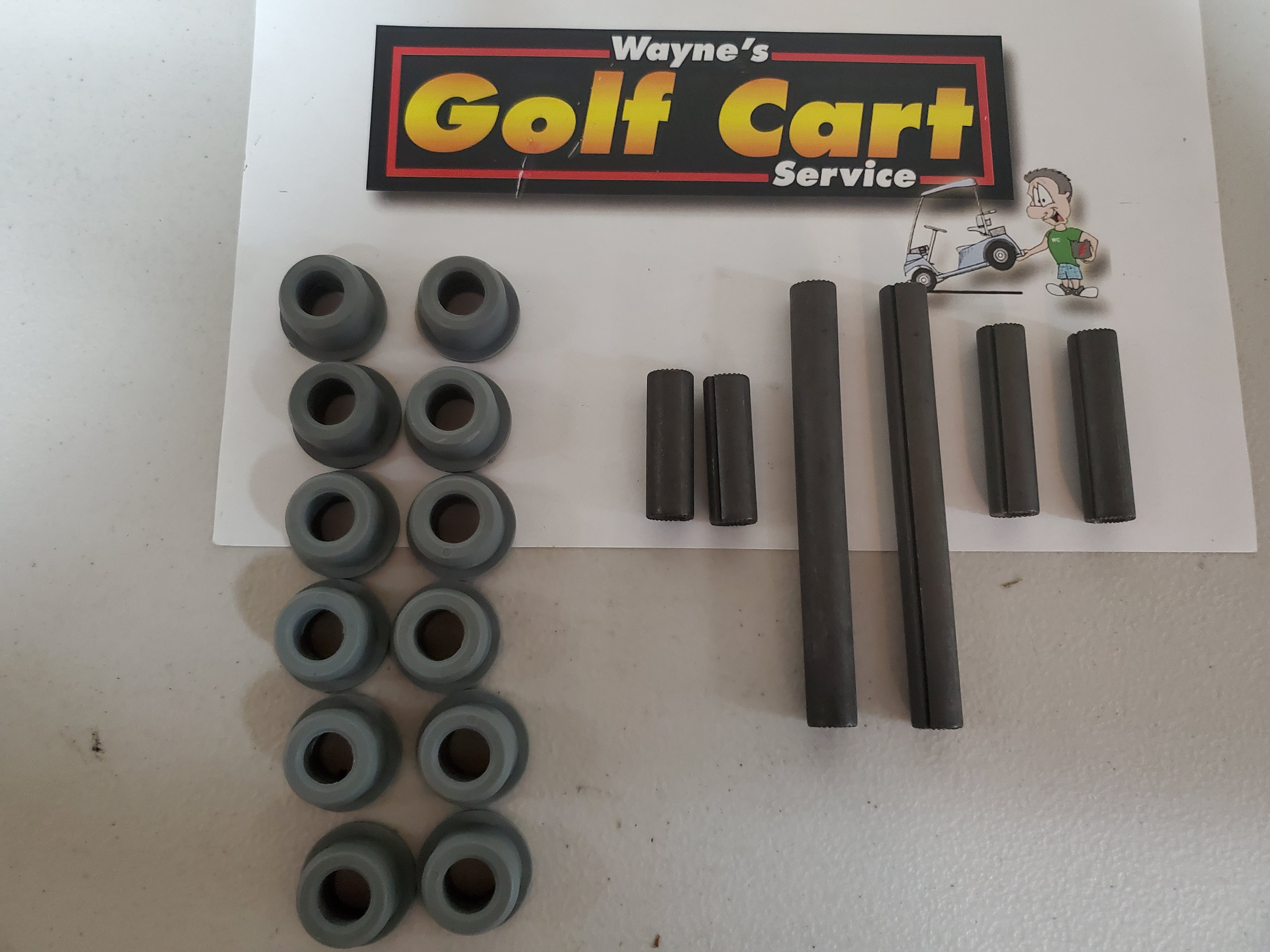 Front Suspension Bushing Kit, for Club Car Precedent – Wayne's Golf ...