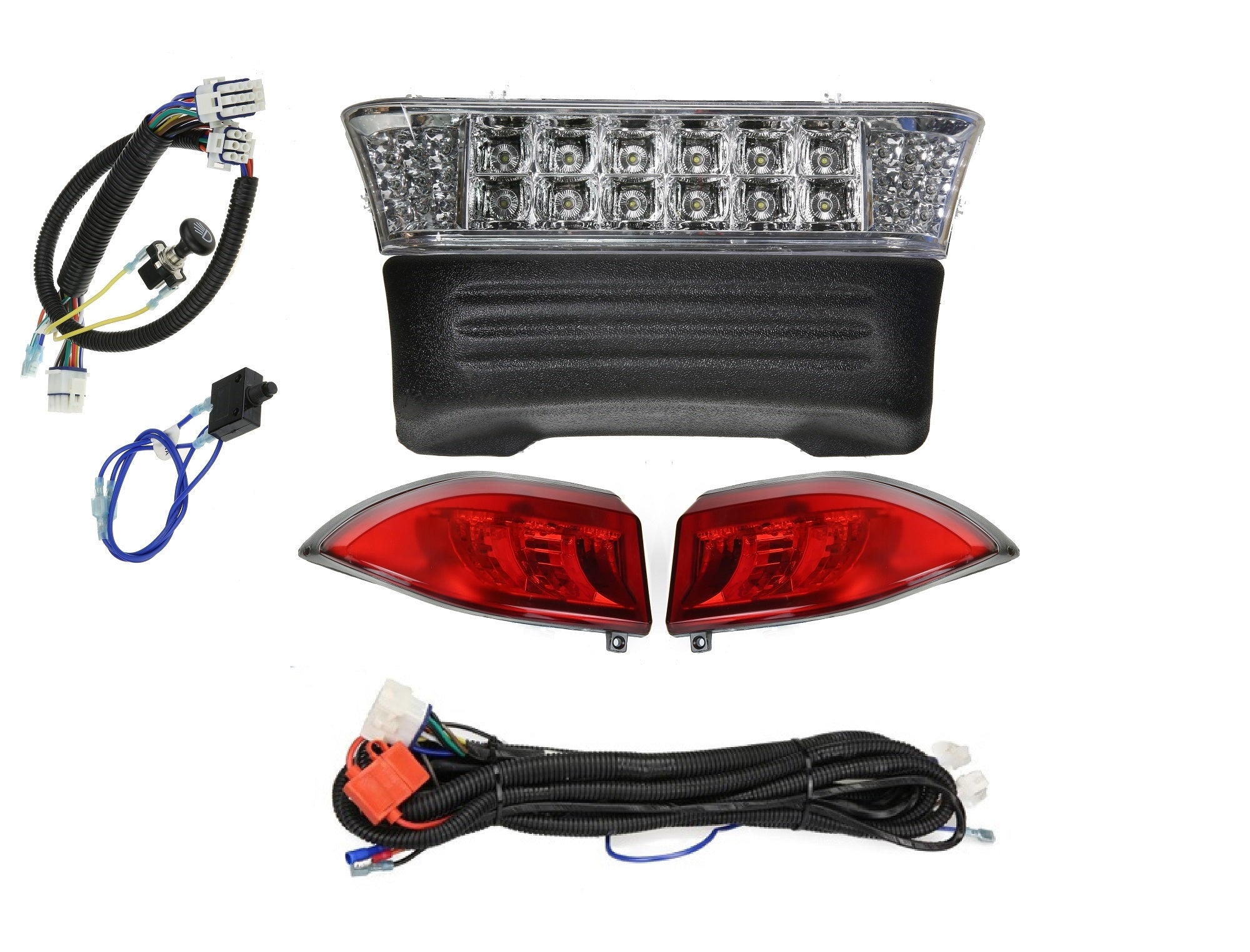 Club Car Precedent LED Basic Light Kit- 08 up w/bucket harness W-PLK00 ...