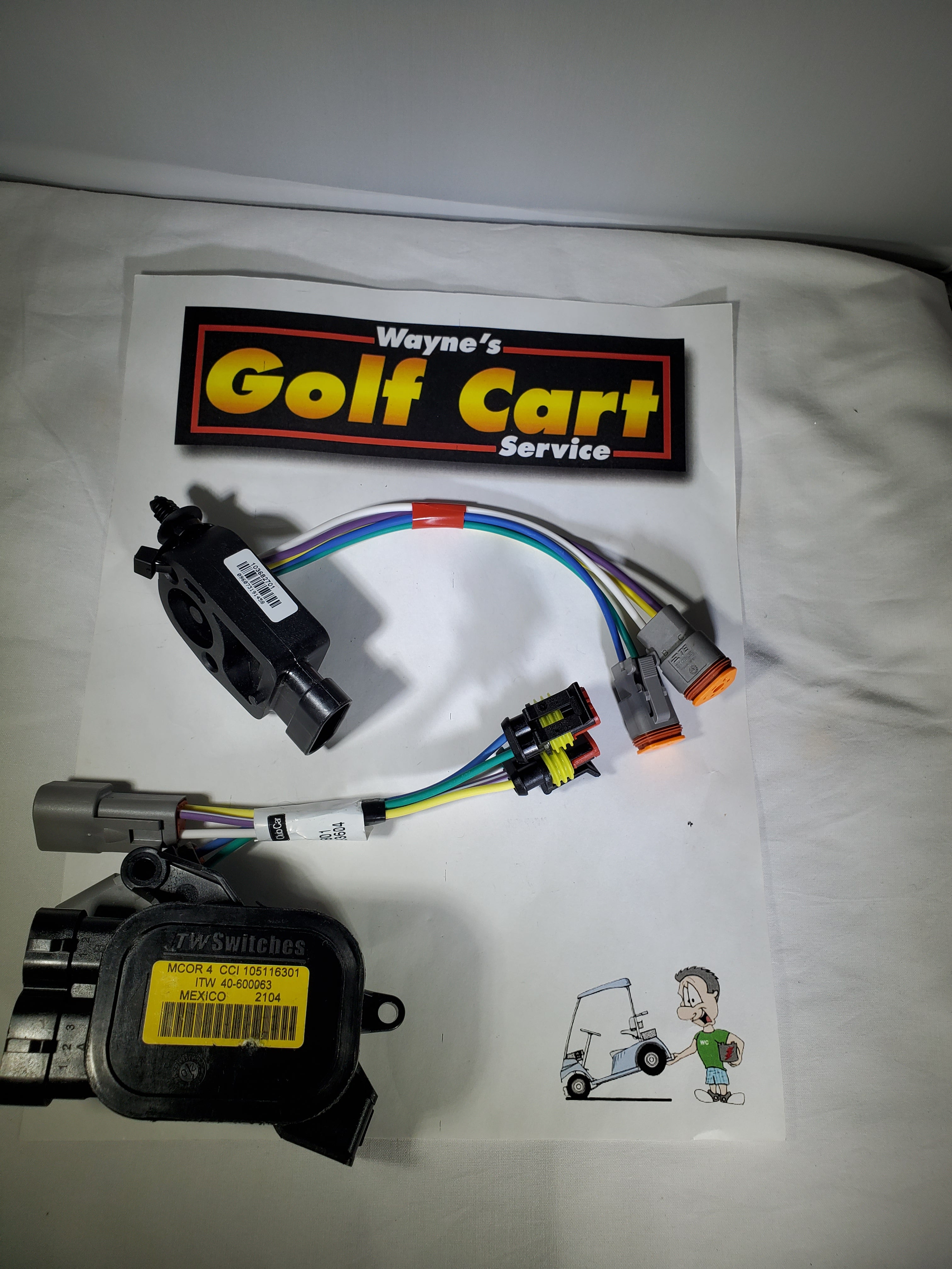TPS to MCOR4 Conversion Kit FOR 2009 CLUB CAR PRECEDENT EXCEL ONLY ...